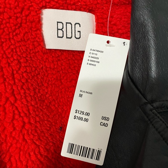 BDG | Jackets & Coats | Bdg Faux Leather Moto Jacket | Poshmark